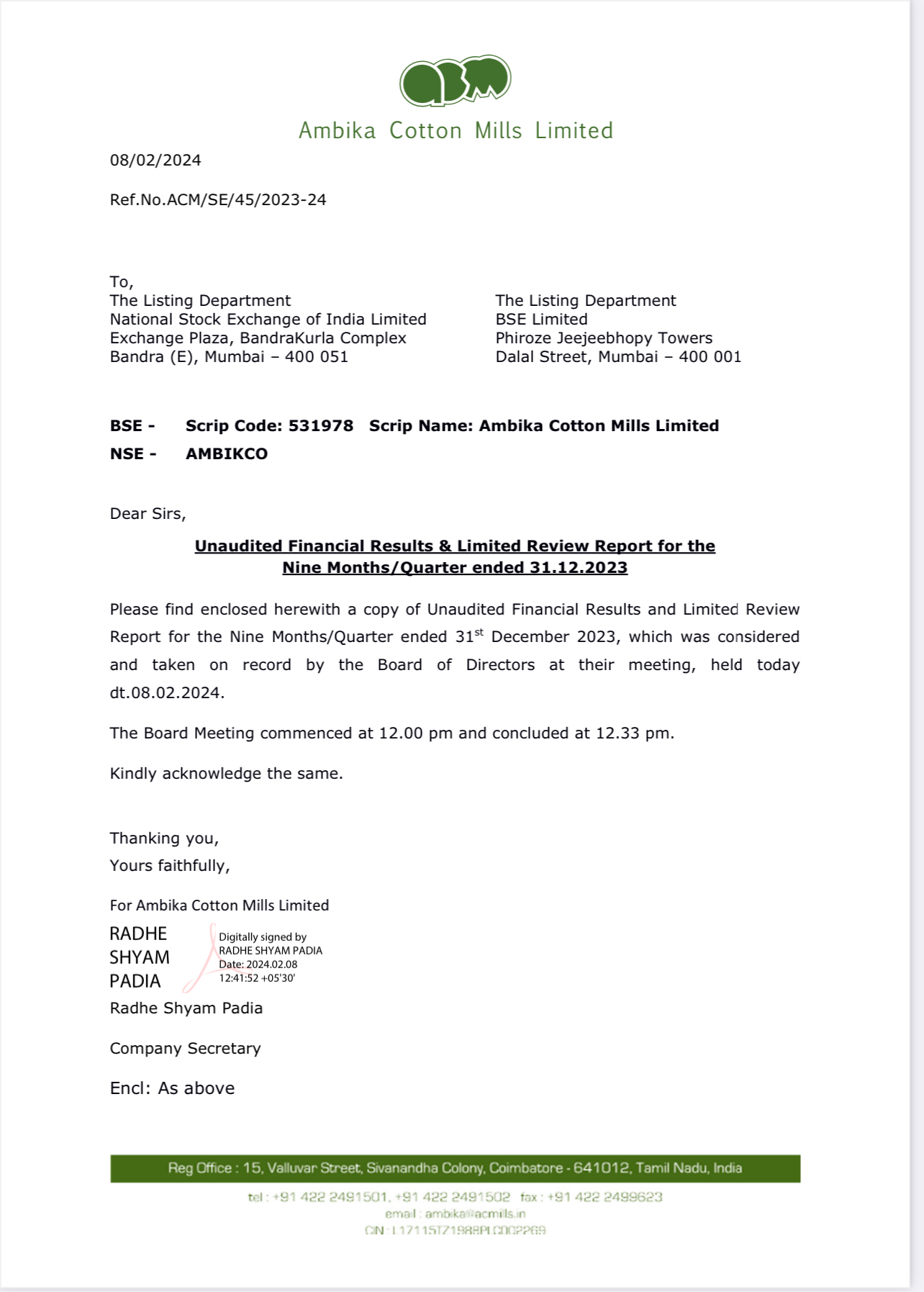 q3-financial-results-ambika-cotton-mills-limited
